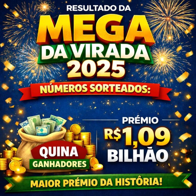 Resultado da Mega da Virada 2025: veja os números sorteados e os ...